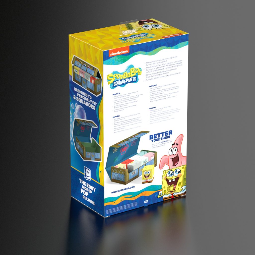 Squaroes Collector Case Bob Esponja Krusty Krab Ultimate Guard - Madtoyz