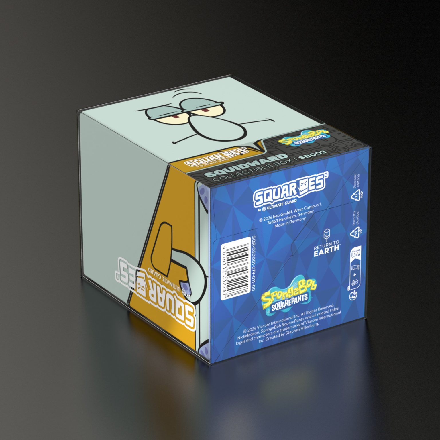 Squaroes Deck Box Bob Esponja Calamardo Ultimate Guard - Madtoyz