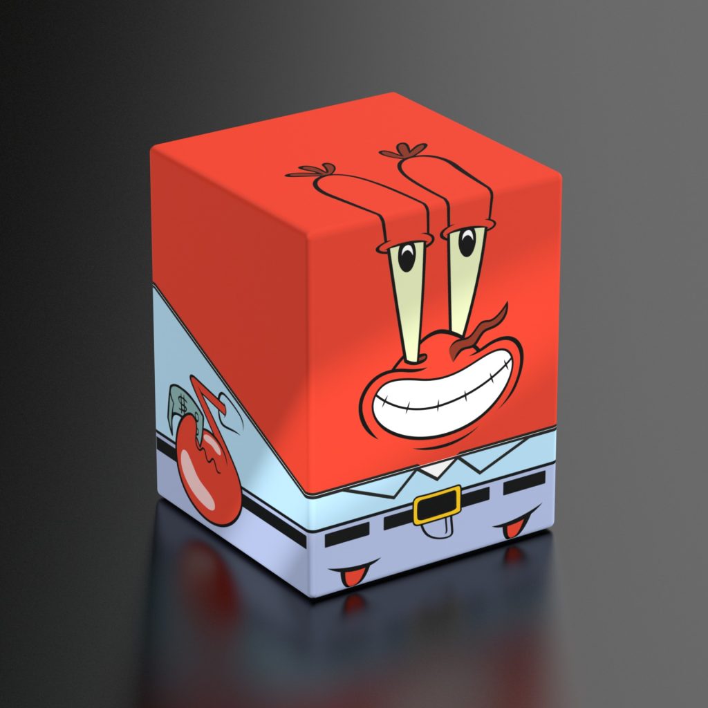 Squaroes Deck Box Bob Esponja Mr Krabs Ultimate Guard - Madtoyz