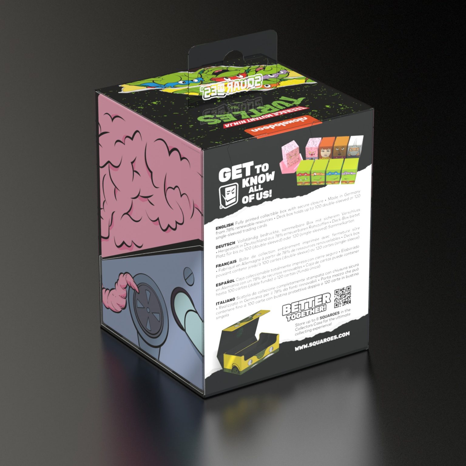 Squaroes Deck Box TMNT Krang Ultimate Guard MTG - Madtoyz