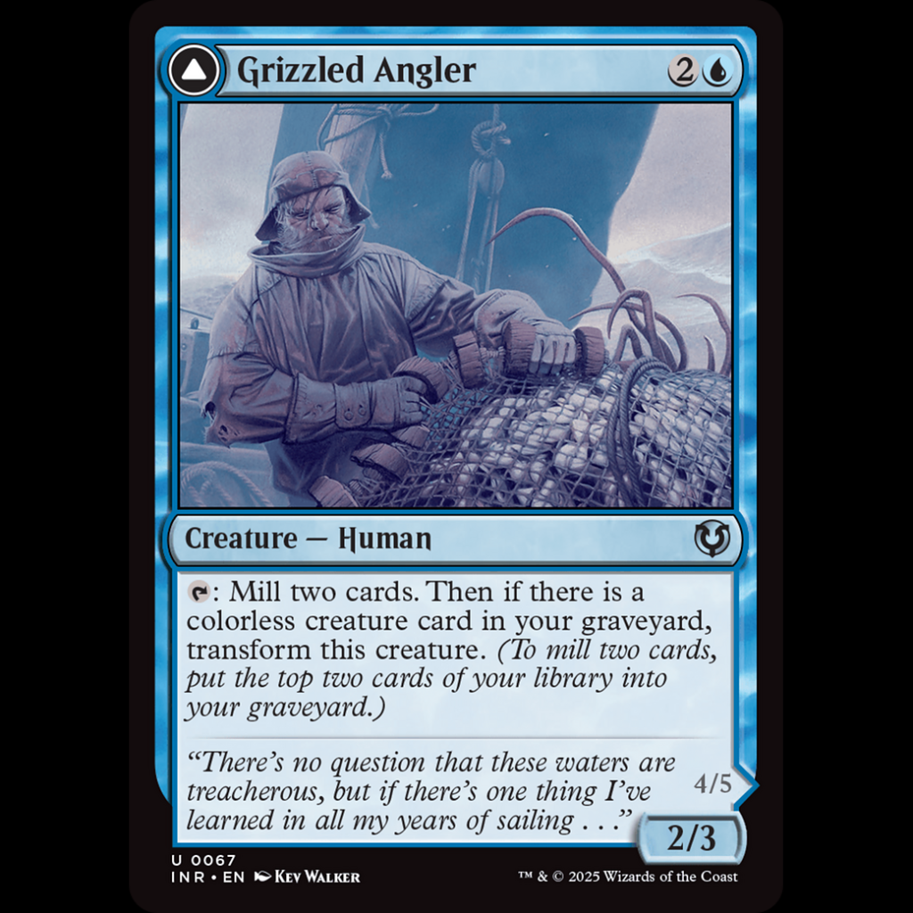 MTG Grizzled Angler // Grisly Anglerfish Innistrad Remastered inr#67 ...