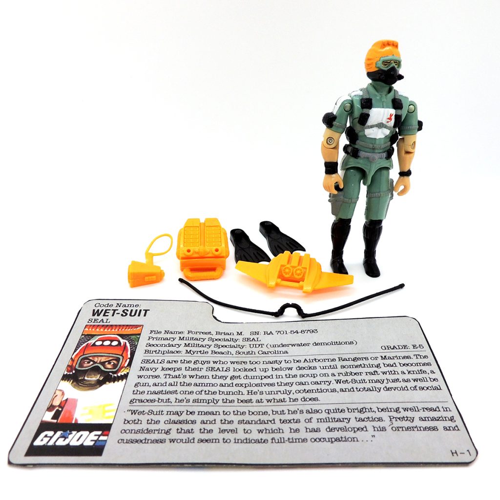 Gi Joe Wet Suit Hasbro 1986 ARAH - Madtoyz