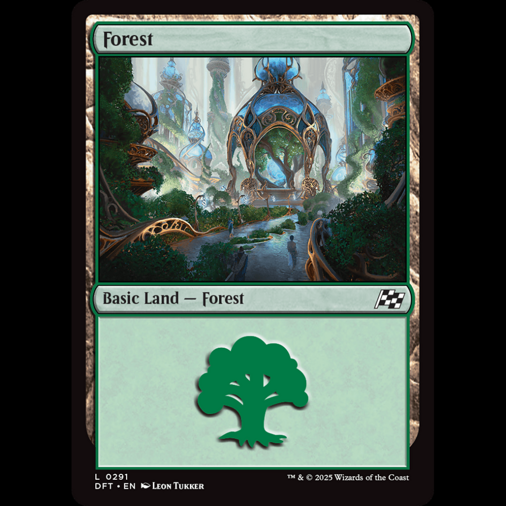 MTG Forest Aetherdrift dft#291 - Madtoyz