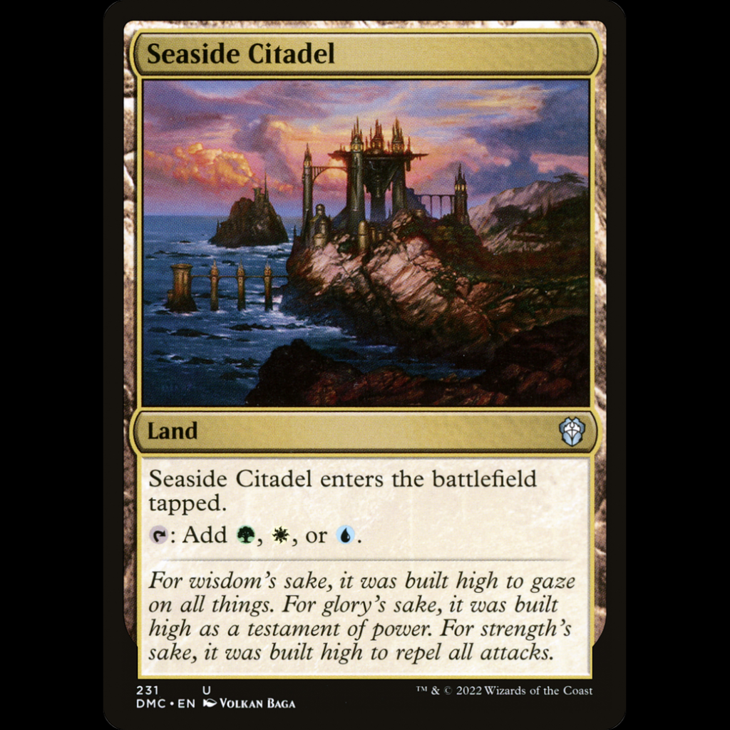 MTG Seaside Citadel Dominaria United Commander dmc#231 - Madtoyz