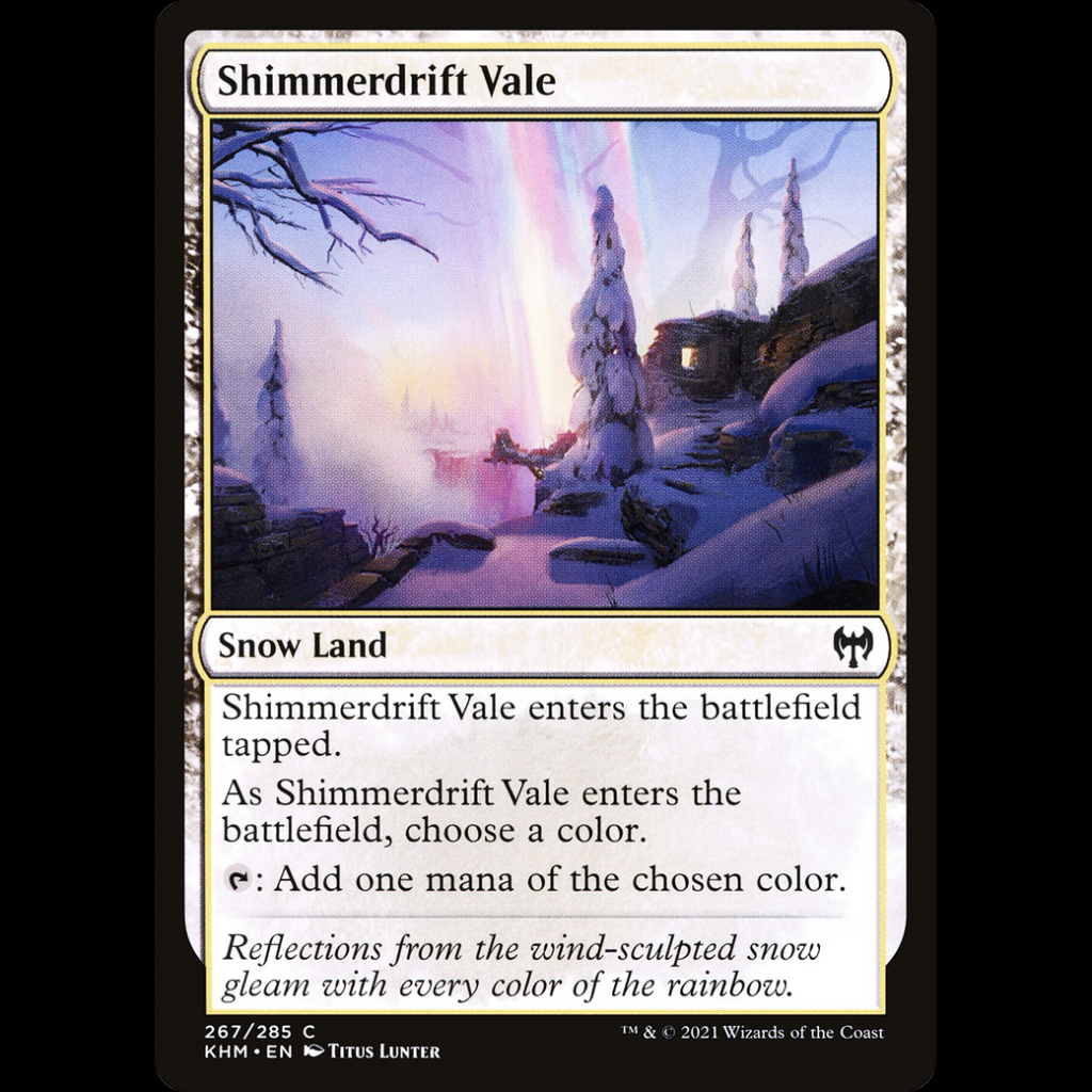 MTG Valle del brillo errante (Shimmerdrift Vale) Kaldheim khm#267 - Madtoyz