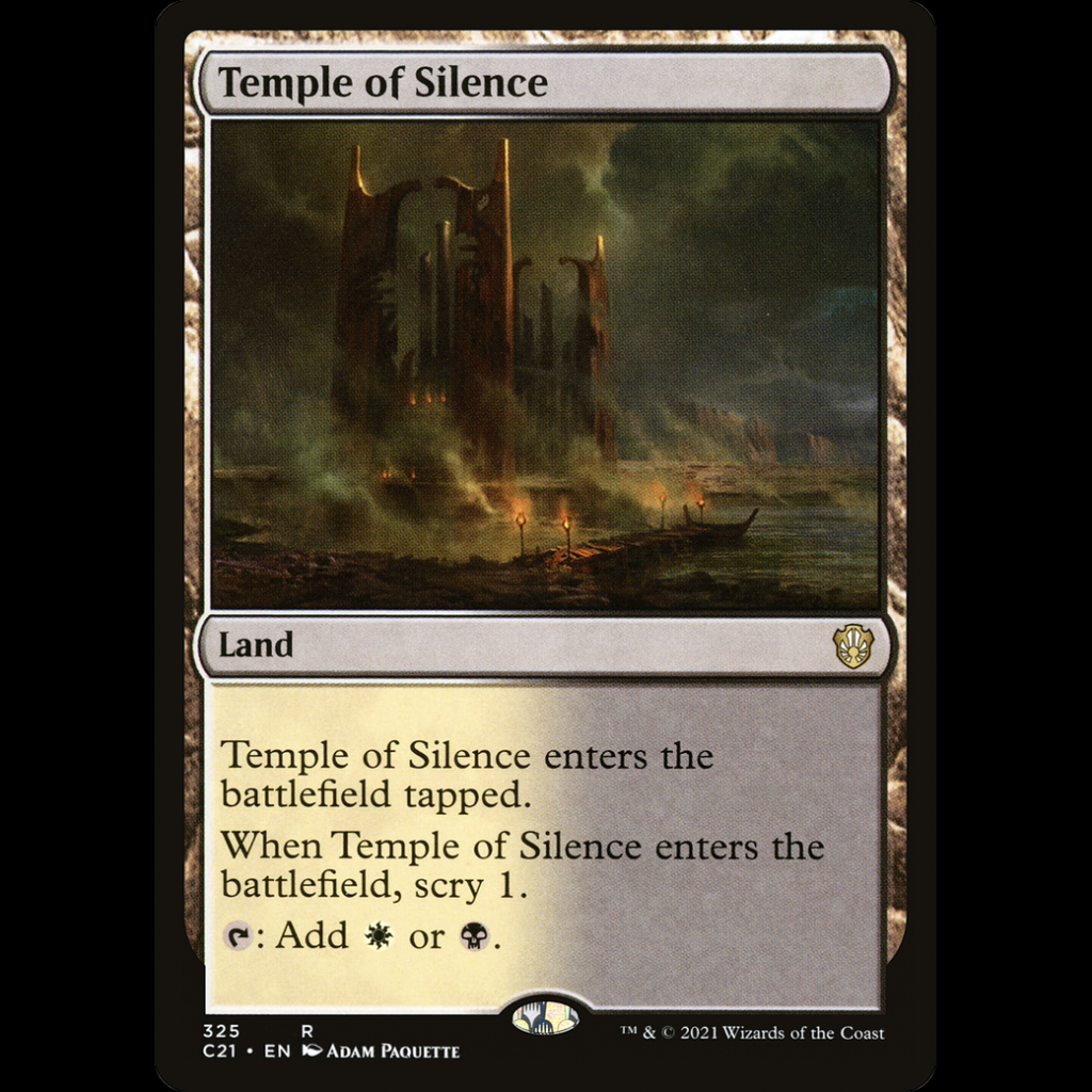 MTG Temple of Silence Commander 2021 c21#325 - Madtoyz
