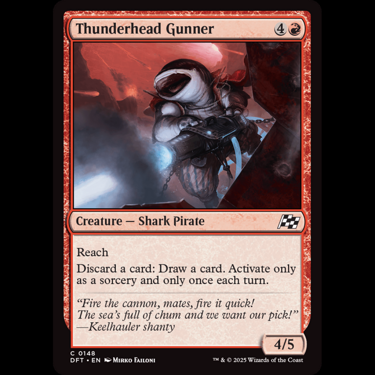 MTG Thunderhead Gunner Aetherdrift dft#148 - Madtoyz