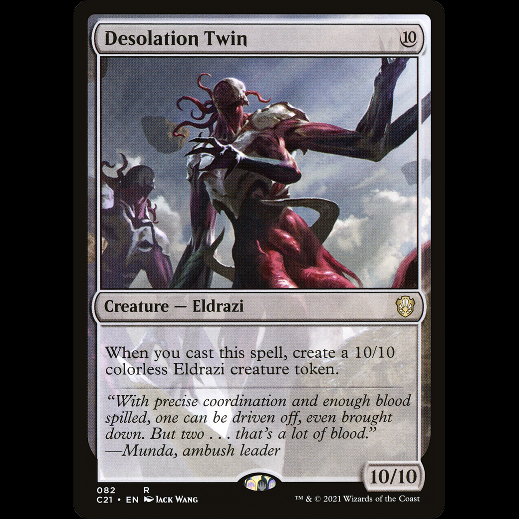 MTG Desolation Twin Commander 2021 c21#82 - Madtoyz