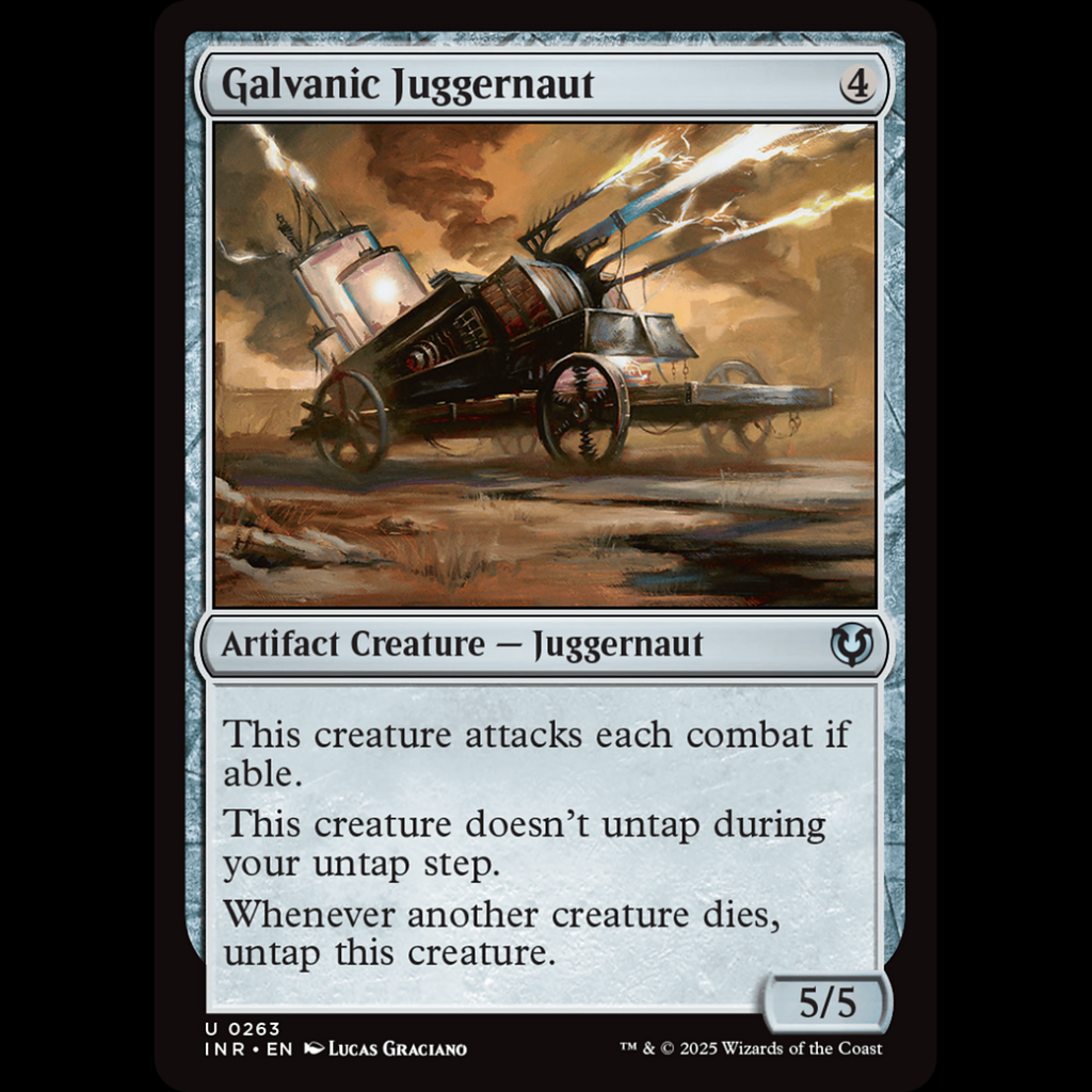 MTG Galvanic Juggernaut Innistrad Remastered inr#263 - Madtoyz