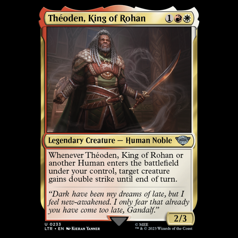 MTG Théoden, King of Rohan The Lord of the Rings: Tales of Middle-earth ...
