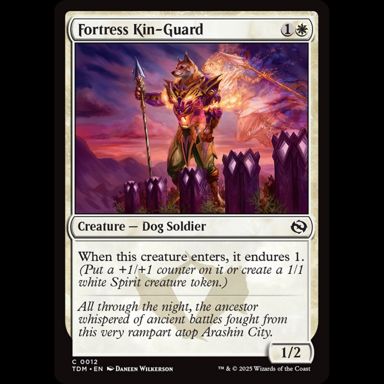 MTG Fortress Kin-Guard Tarkir: Dragonstorm tdm#12 - Madtoyz