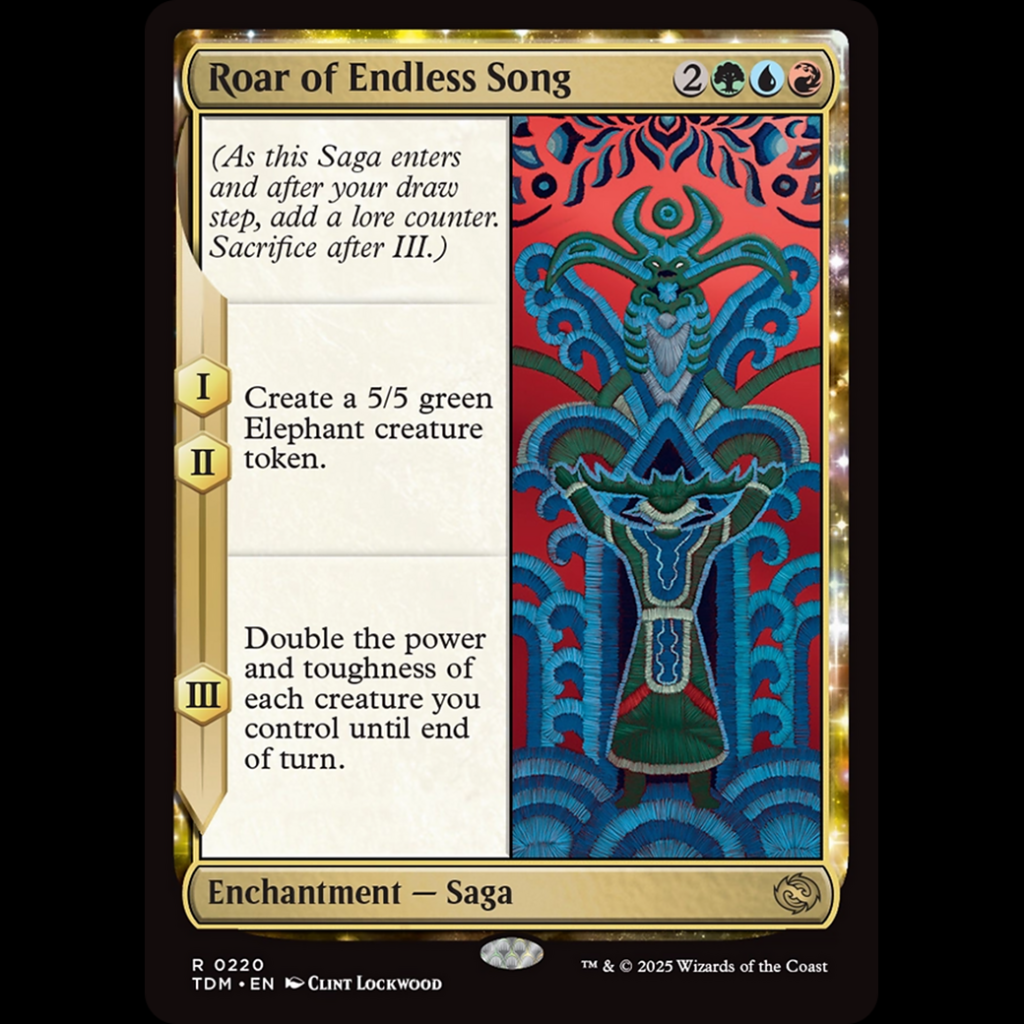 MTG Roar of Endless Song Tarkir: Dragonstorm tdm#220 - Madtoyz