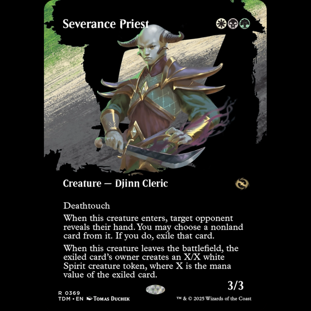 MTG Severance Priest Tarkir: Dragonstorm tdm#369 - Madtoyz