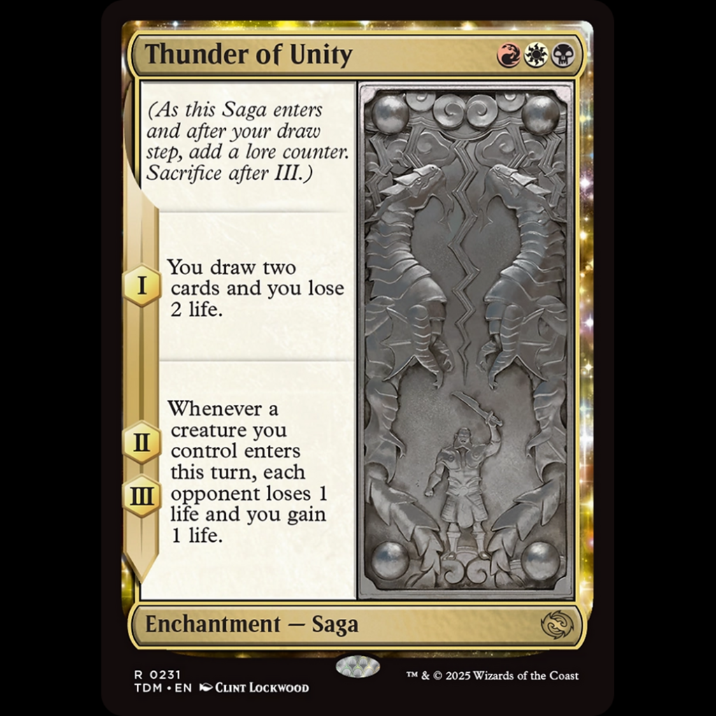 MTG Thunder of Unity Tarkir: Dragonstorm tdm#231 - Madtoyz