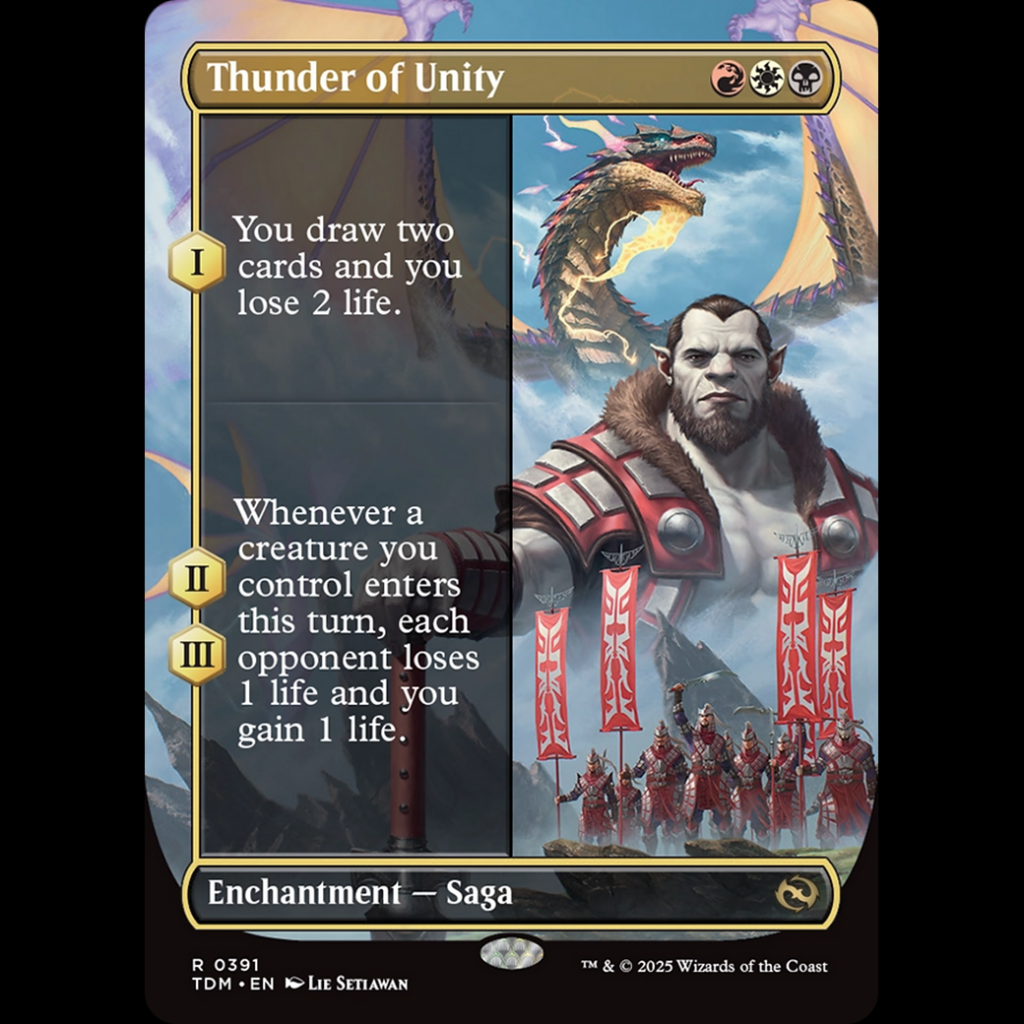 MTG Thunder of Unity Tarkir: Dragonstorm tdm#391 - Madtoyz