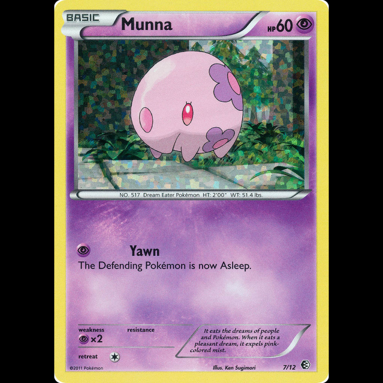 Pokemon TCG Munna - McDonald's Collection 2011 ESP mcd11-7 holofoil - Madtoyz