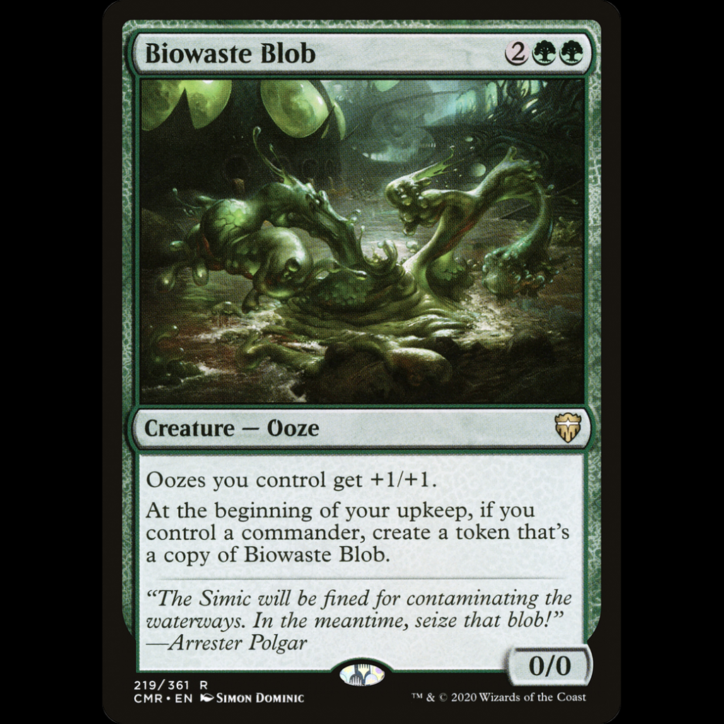MTG Biowaste Blob Commander Legends cmr#219 - Madtoyz