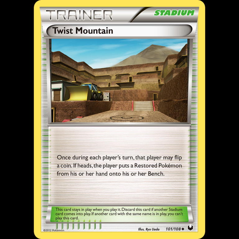 Pokemon TCG Twist Mountain - Dark Explorers bw5-101 - Madtoyz