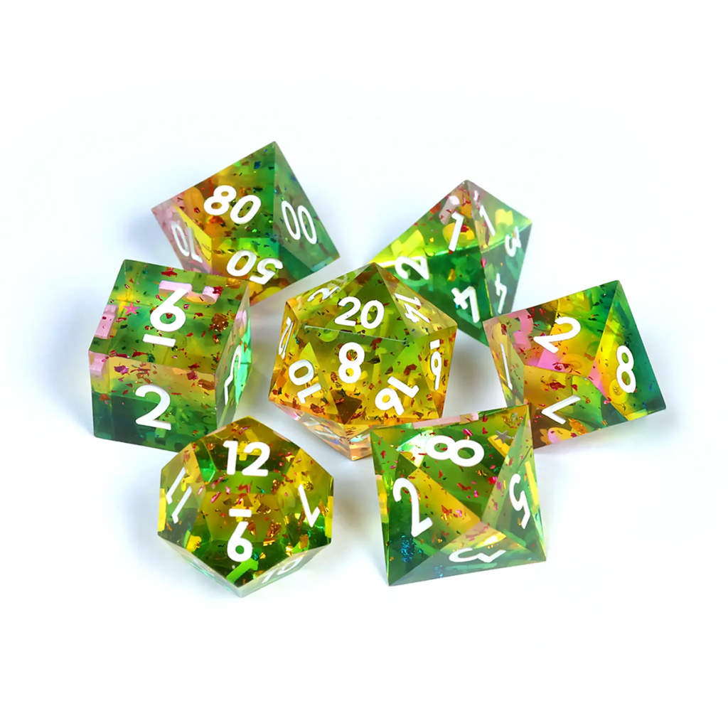 1985 Games Dados VHS Dice Rainbow Set D7 - Madtoyz