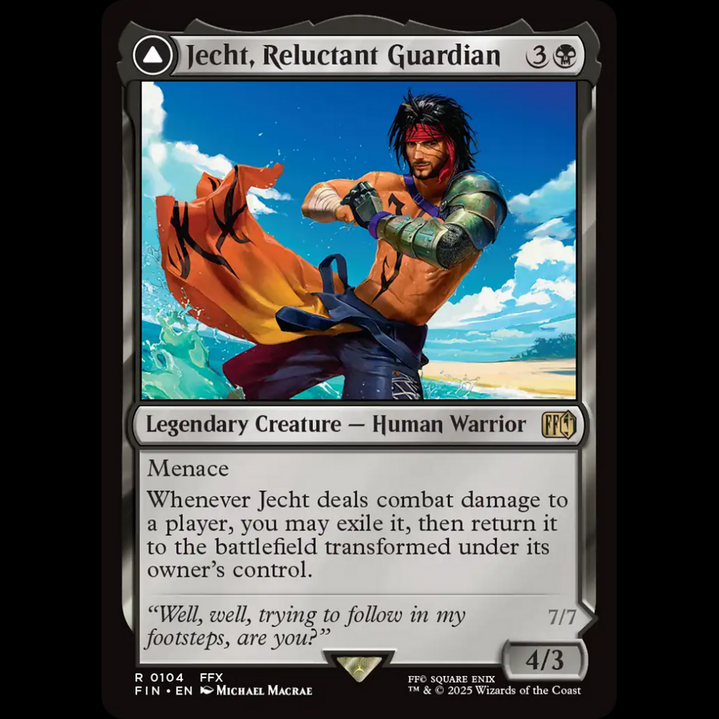MTG Jecht, Reluctant Guardian // Braska's Final Aeon Final Fantasy fin ...