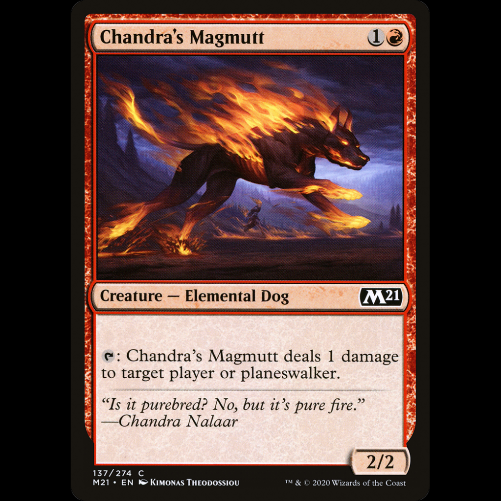 MTG Mestizo de magma de Chandra (Chandra's Magmutt) Core Set 2021 m21 ...
