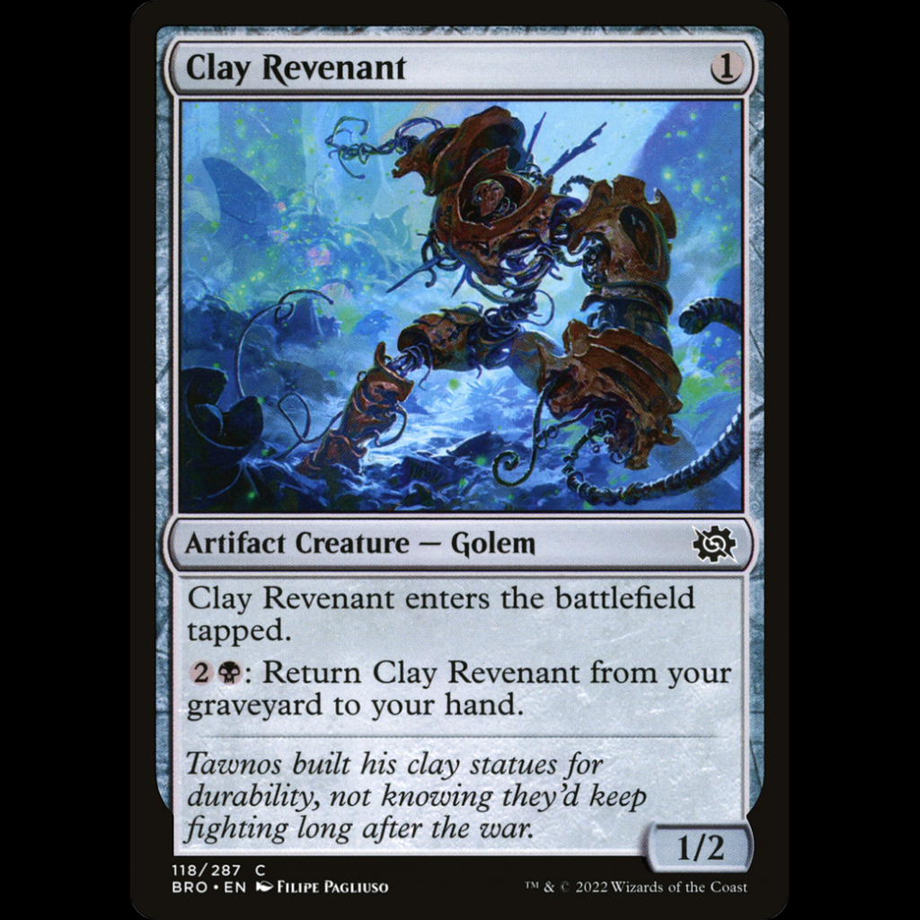 MTG Aparecido de arcilla (Clay Revenant) The Brothers' War bro#118 ...