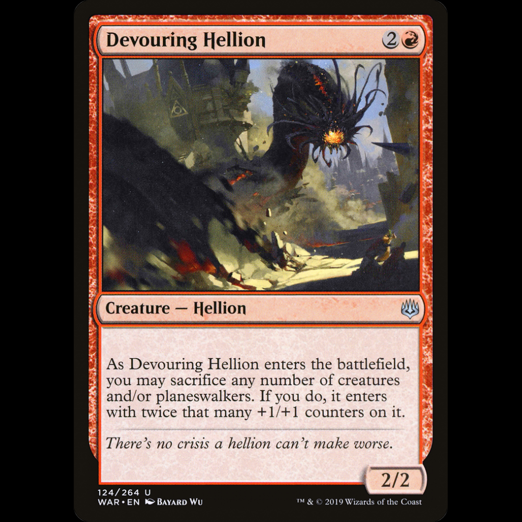 MTG Devouring Hellion War of the Spark war#124 - Madtoyz