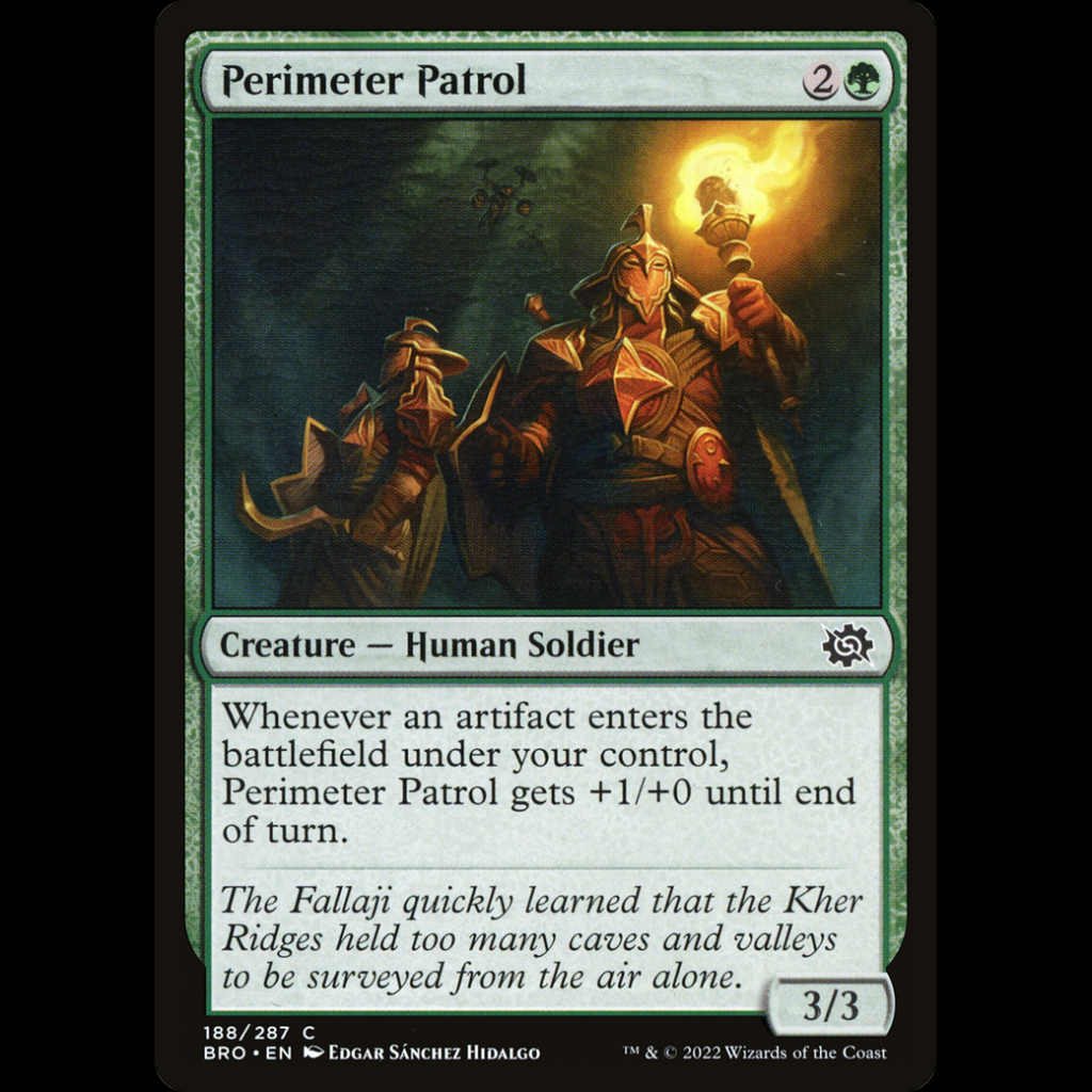 MTG Patrulla perimetral (Perimeter Patrol) The Brothers' War bro#188 - Madtoyz