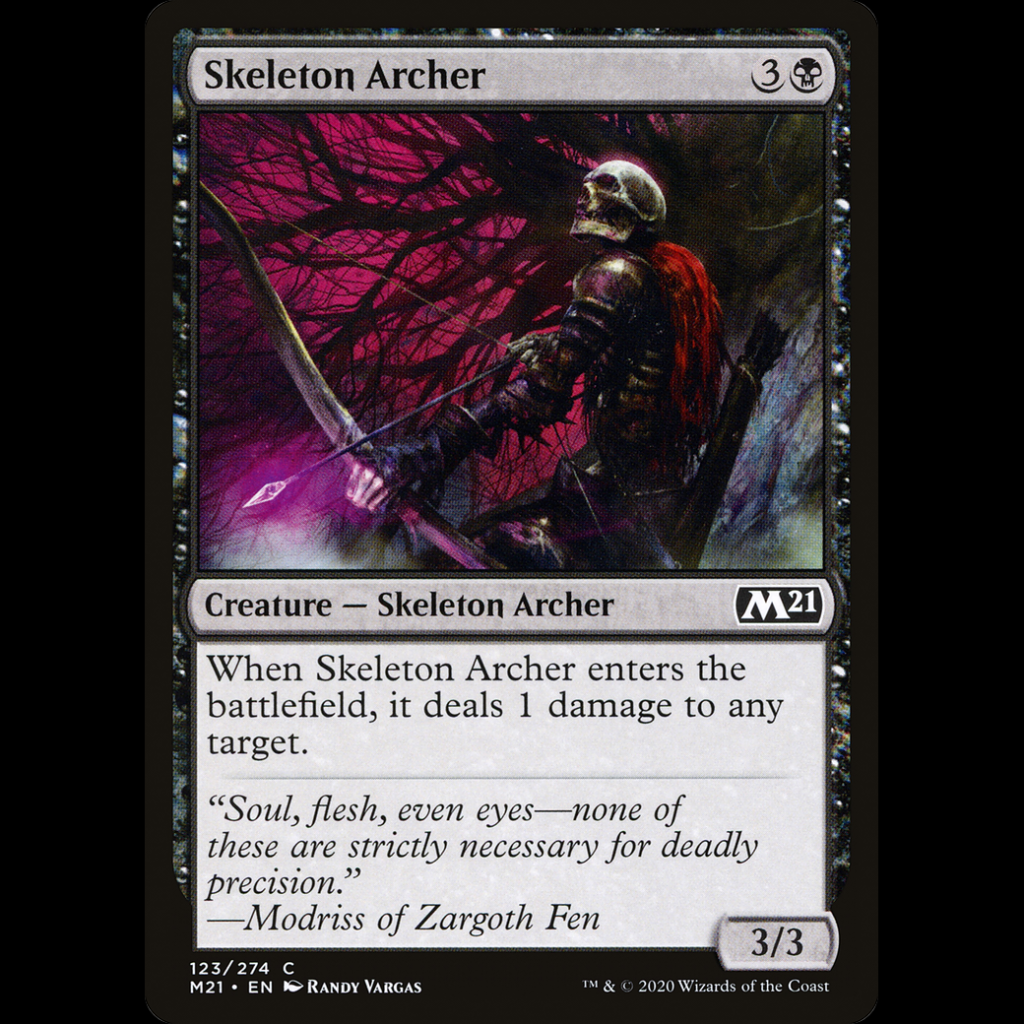 MTG Esqueleto arquero (Skeleton Archer) Core Set 2021 m21#123 - Madtoyz