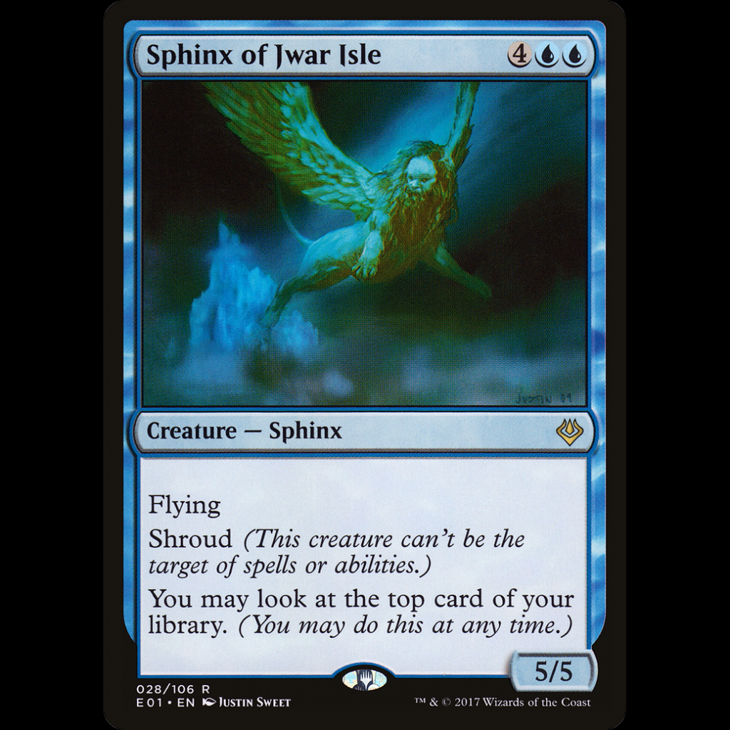 MTG Sphinx of Jwar Isle Archenemy: Nicol Bolas e01#28 - Madtoyz