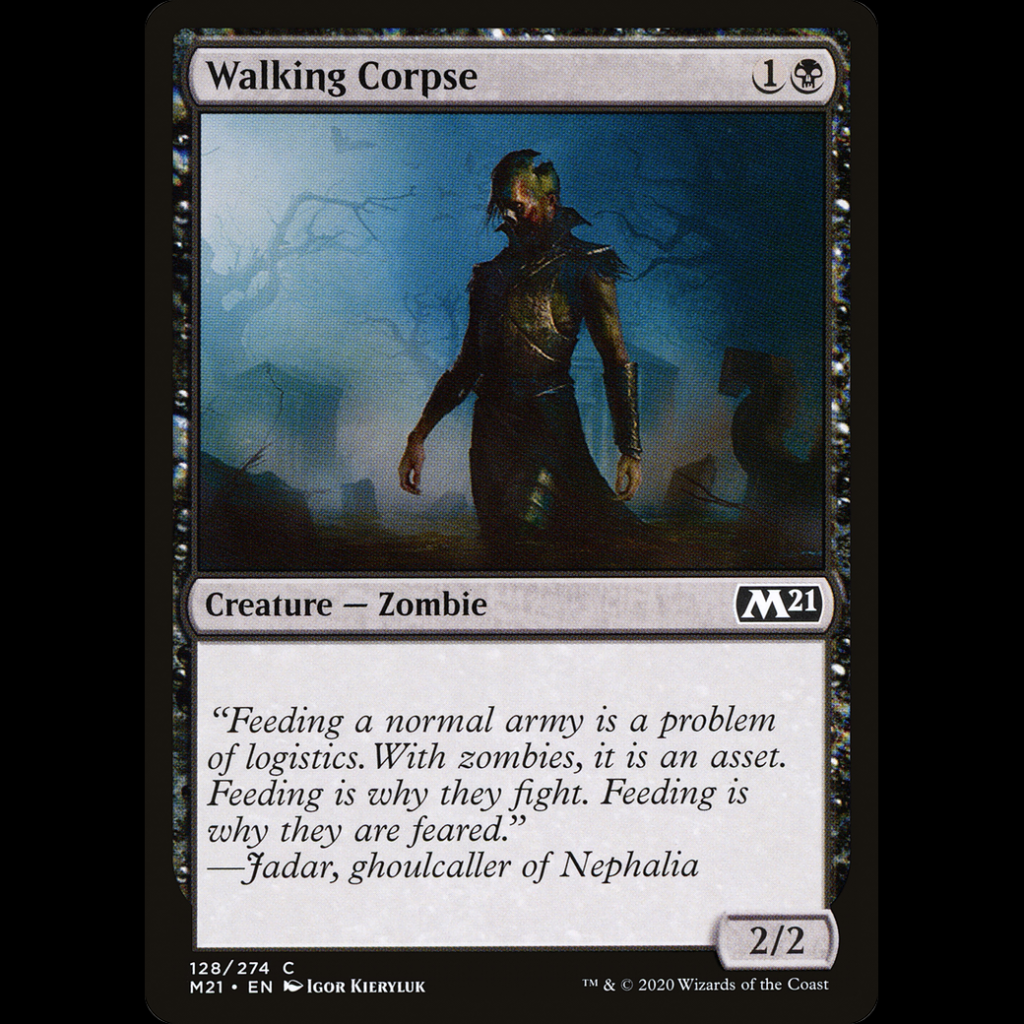 MTG Cadáver ambulante (Walking Corpse) Core Set 2021 m21#128 - Madtoyz