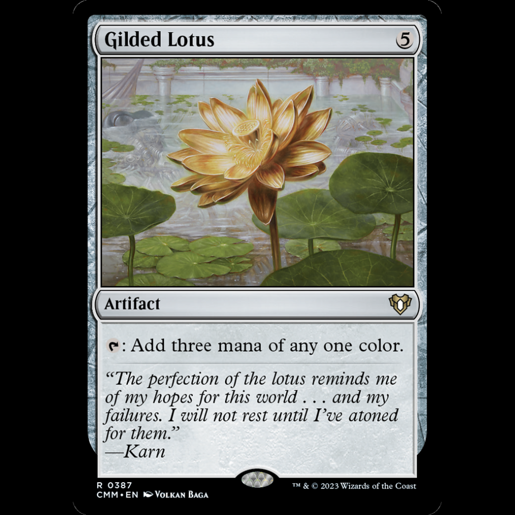 MTG Gilded Lotus Commander Masters cmm#387 - Madtoyz