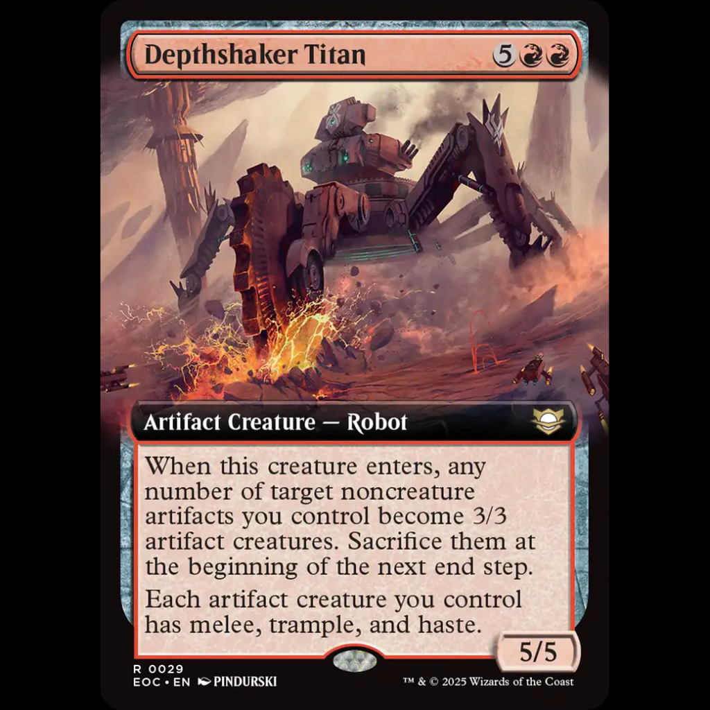 MTG Depthshaker Titan Edge of Eternities Commander eoc#29 - Madtoyz