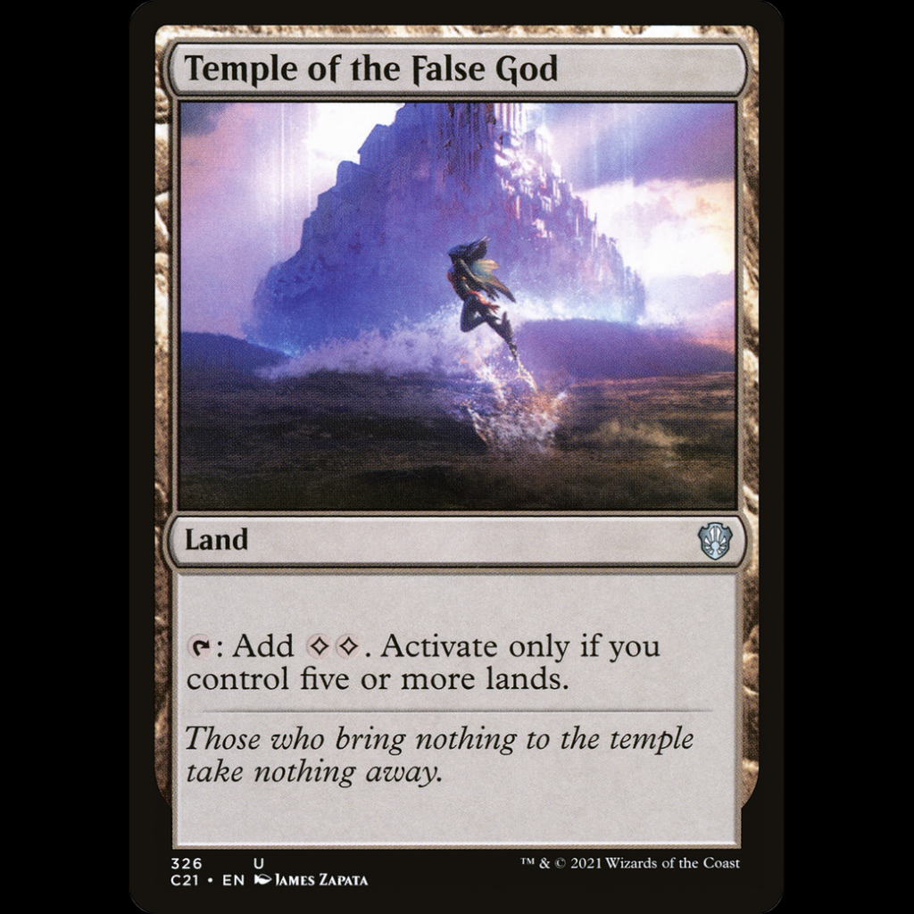 MTG Temple of the False God Commander 2021 c21#326 - Madtoyz