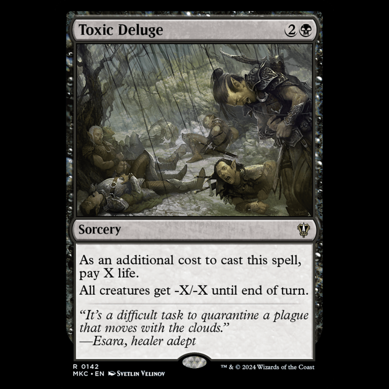MTG Toxic Deluge Murders at Karlov Manor Commander mkc#142 - Madtoyz