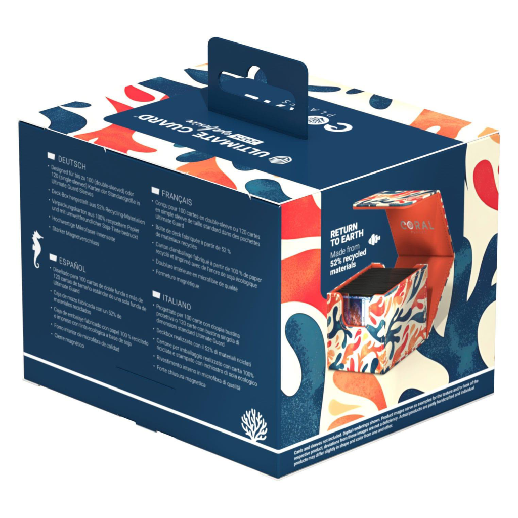 Deck Box +100 Sidewinder Coral Mellow Sea Ultimate Guard - Madtoyz