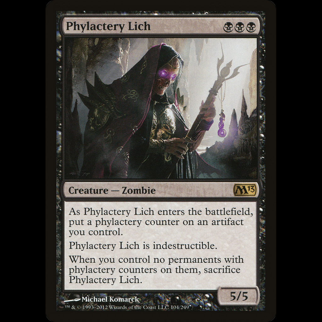 MTG Liche de la filacteria (Phylactery Lich) Magic 2013 m13#104 - Madtoyz