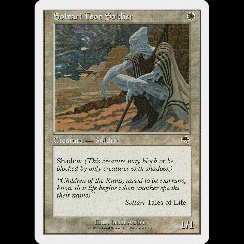 MTG Soltari Foot Soldier Battle Royale Box Set brb#74 - Madtoyz