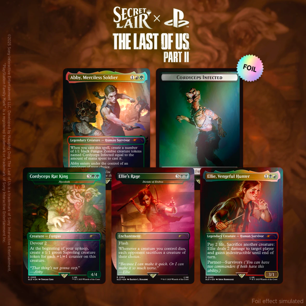 Secret Lair x The Last of Us Part II Edition PlayStation MTG - Madtoyz