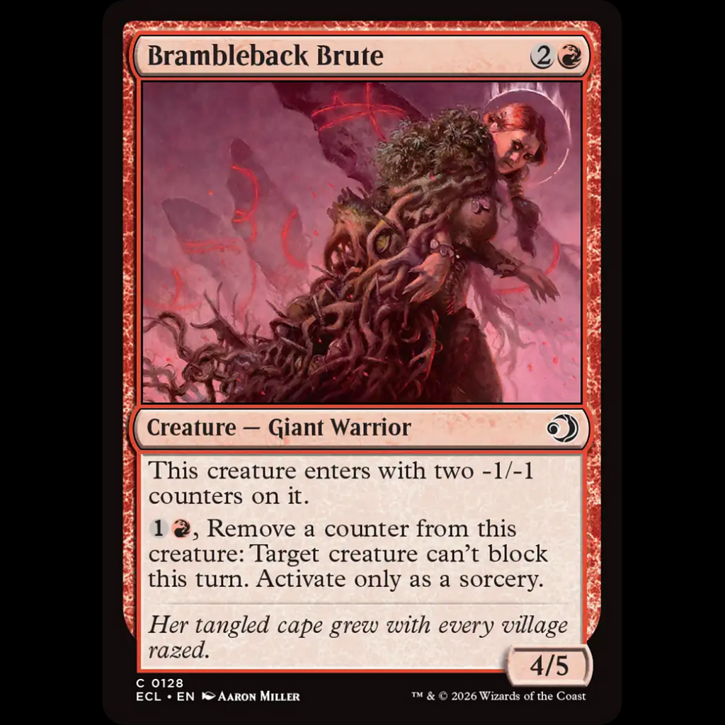 MTG Brambleback Brute Lorwyn Eclipsed ecl#128 - Madtoyz