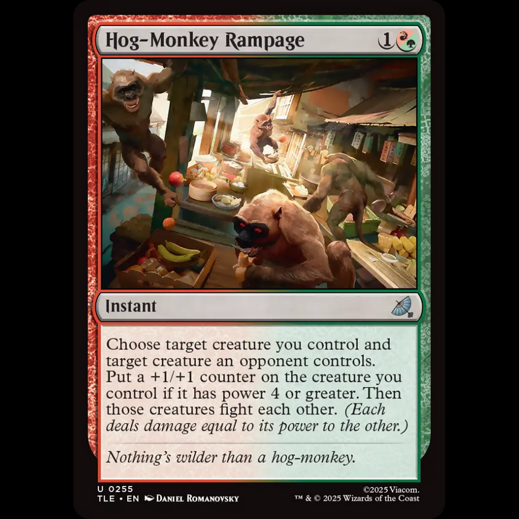 MTG Hog-Monkey Rampage Avatar: The Last Airbender Eternal tle#255 - Madtoyz