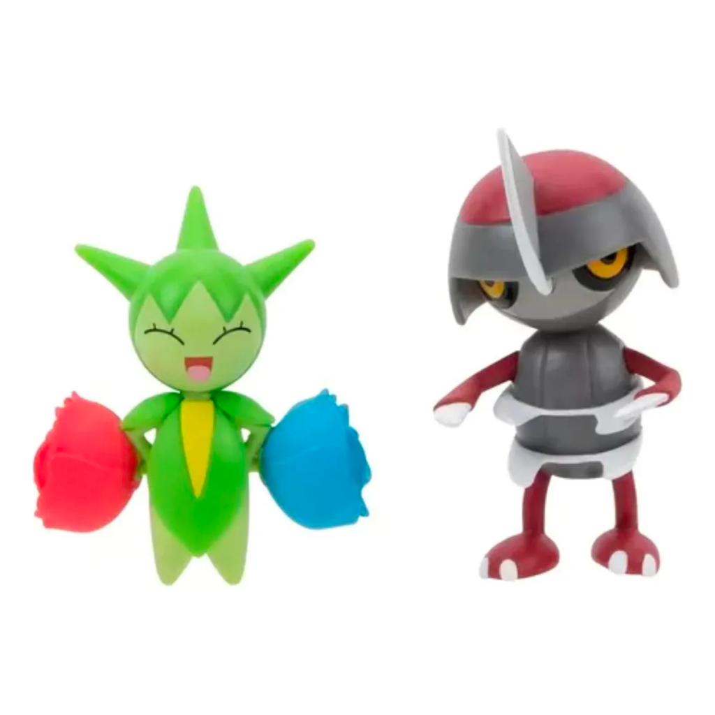 Pokemon Battle Ready Roselia Pawniard Jazwares - Madtoyz